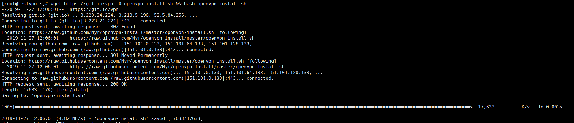 Easy install OpenVPN on Linux | WOLF ISP